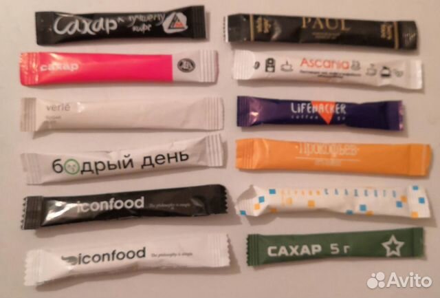 Сахар в пакетиках коллекционный вид 2 купить в Москве | Хобби и отдых ...