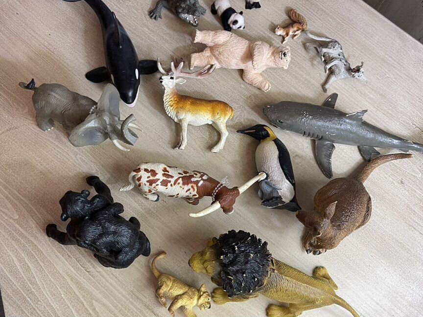 Животные дикие и домашние Schleich и др.фирмы