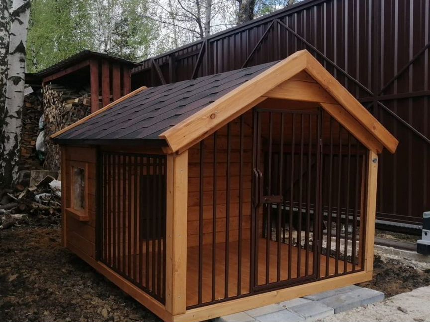 Будка вольер для собаки