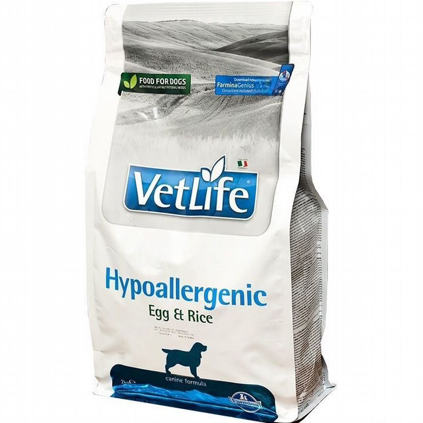 Корм для собак Farmina vetlife гипоаллергенный