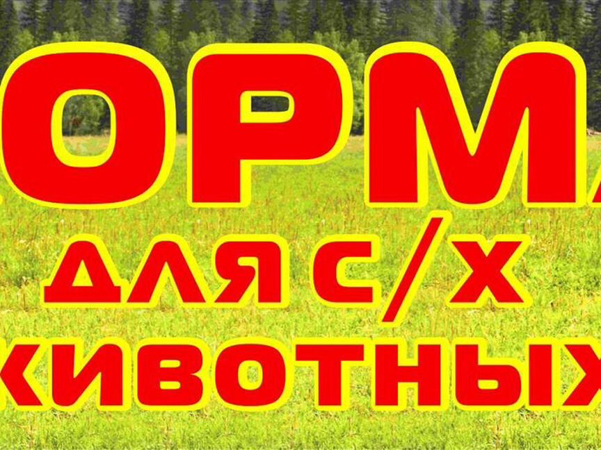 Корма для с/х животных розница, опт, крупный опт
