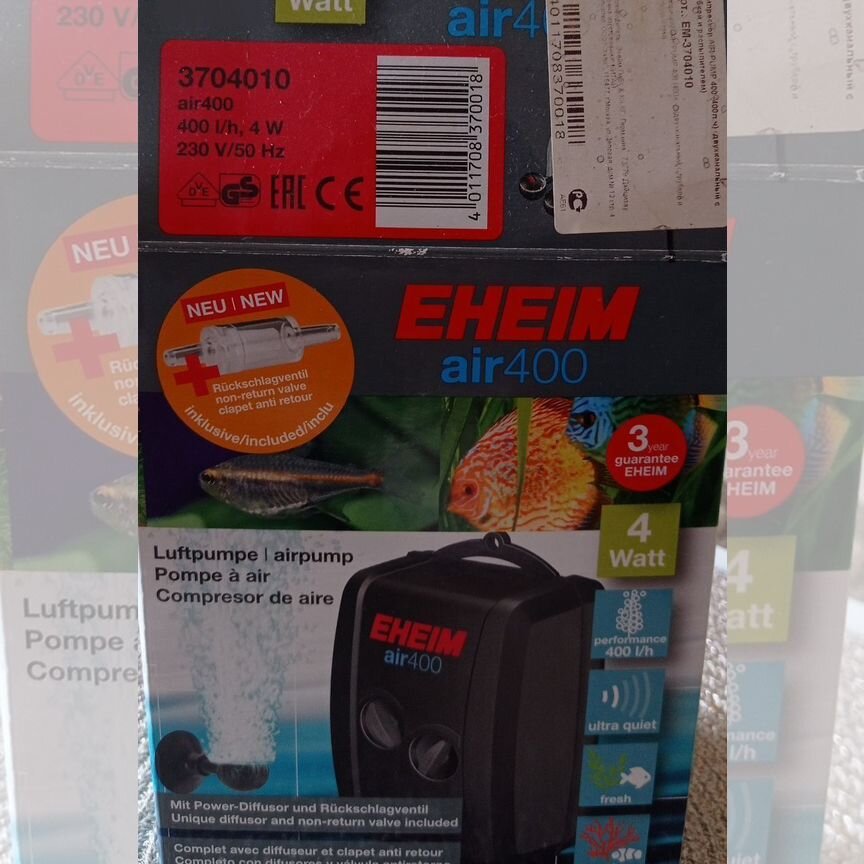 Компрессор AIR pump 400 л/ч б/у для аквариума