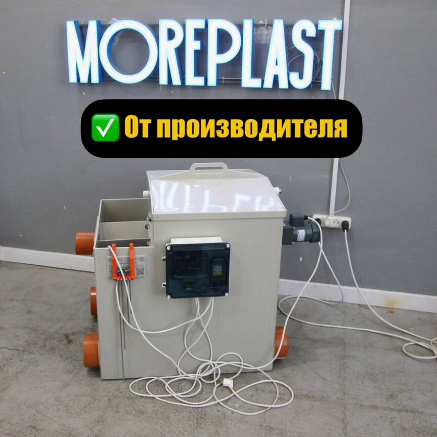 Барабанный фильтр для пруда узв