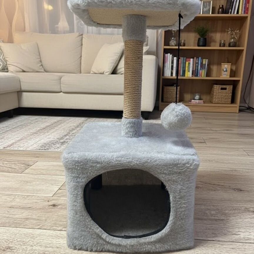 Домик для кошки с когтеточкой бу