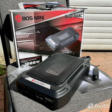 Активный сабвуфер bos-mini под сиденье купить в Москве | Авито