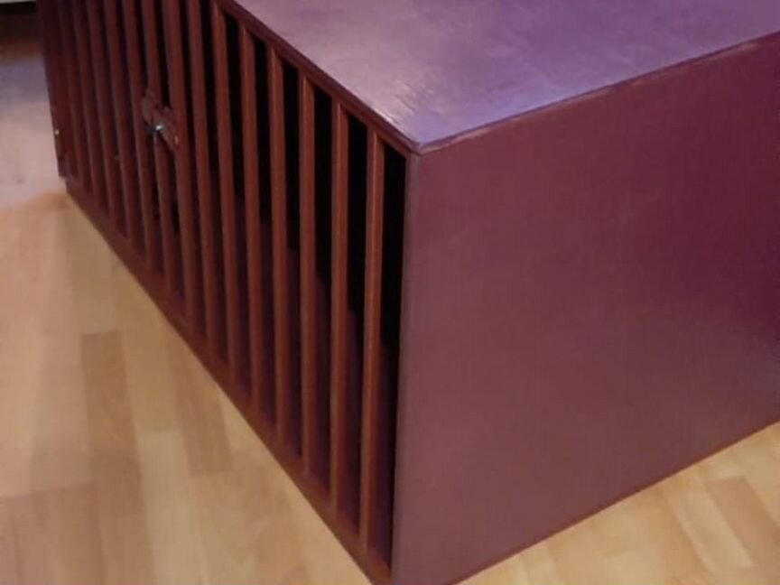 Усиленная металлическая клетка для собак