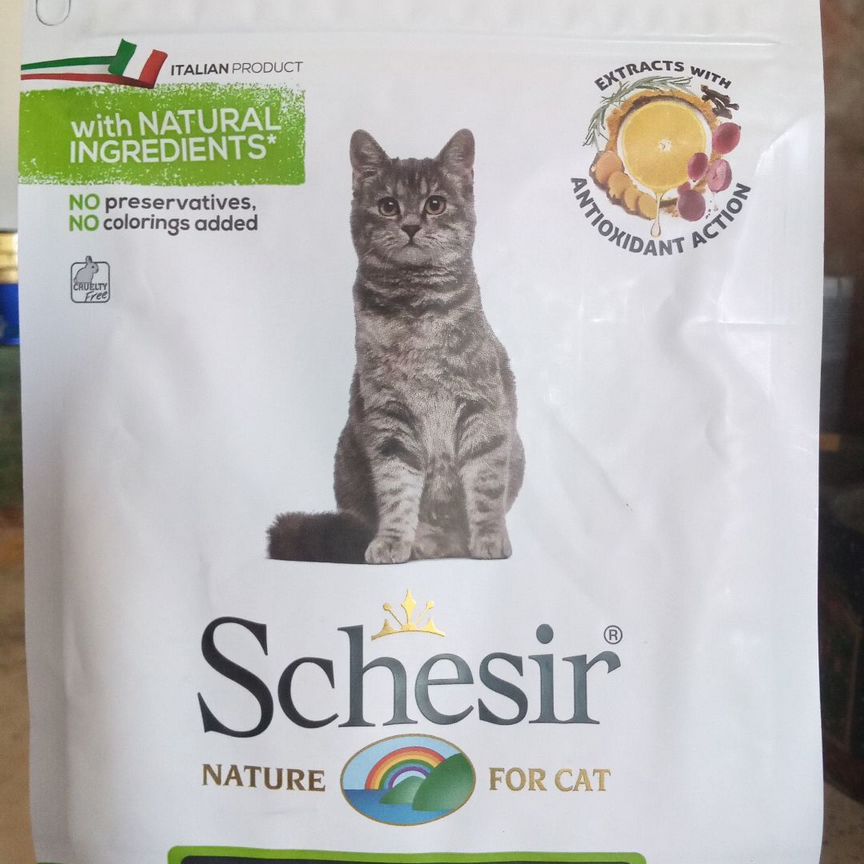 Сухой корм для кошек Schesir с ягненком