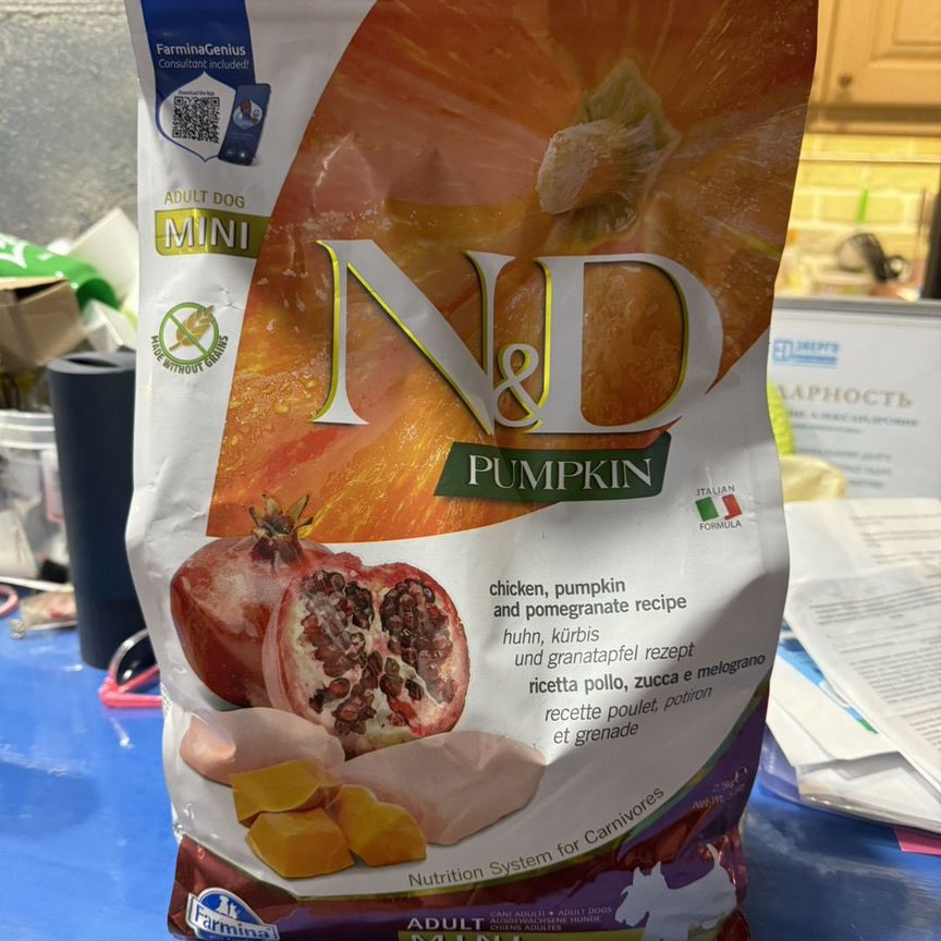 Корм сухой Farmina N&D Adult Mini, 2,5