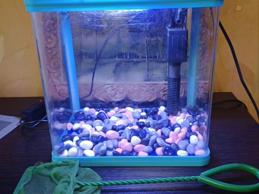 Аквариум для рыбок barbus бу 9литров