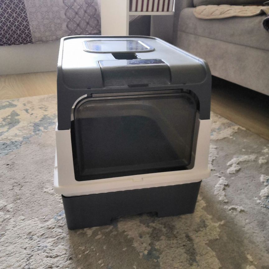 Кошачий туалет домик