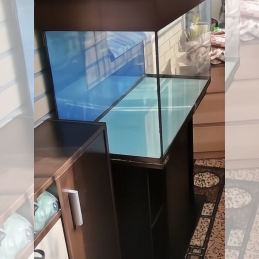 Аквариум 200 литров с тумбой