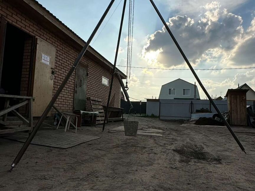 Тренога для забоя крс лошадей овец