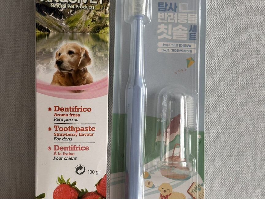 Зубной набор для собак и кошек