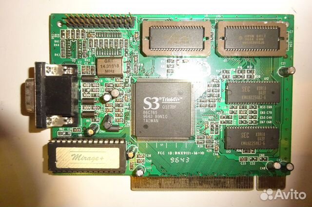PCI S3 Trio64V+ 86C765 #120 купить в Москве по низкой цене с доставкой ...