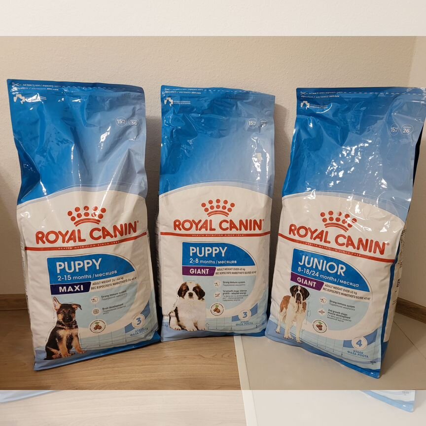 Корм для щенков royal canin