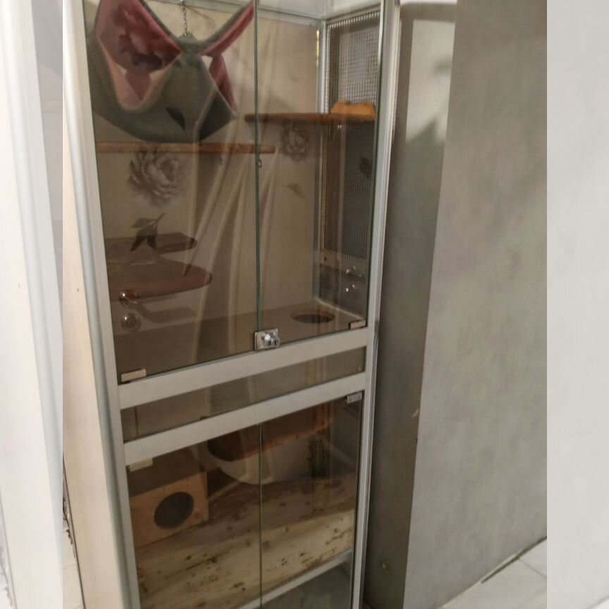 Вольер ветрина домик для животных, клетка