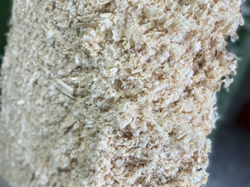 Стружка сухая в брикетах