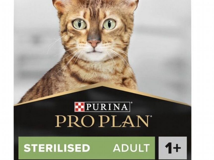 Корм для кошек Pro plan 10 кг индейка стерил