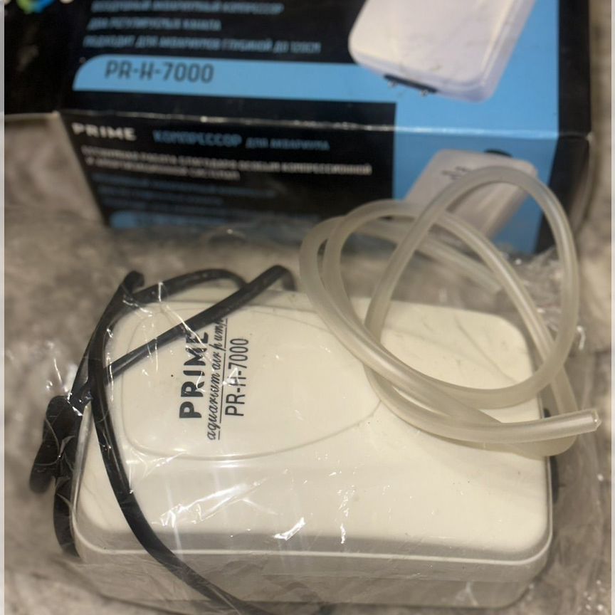 Компрессор для аквариума prime новый PRH7000