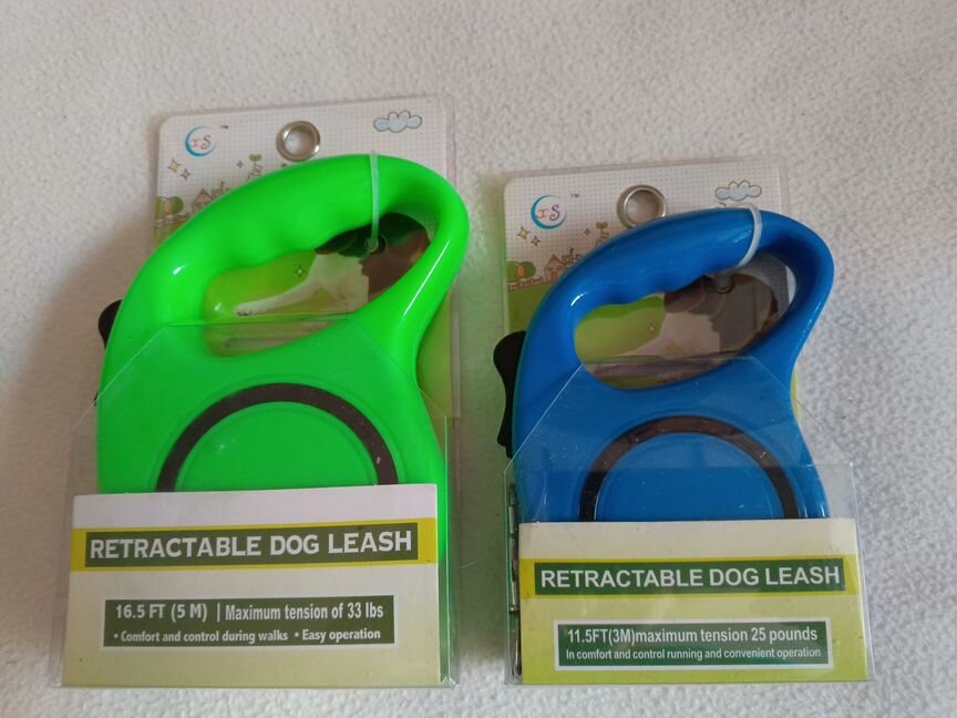 Регулируемый поводок-рулетка для собаки (5 и 3 м)