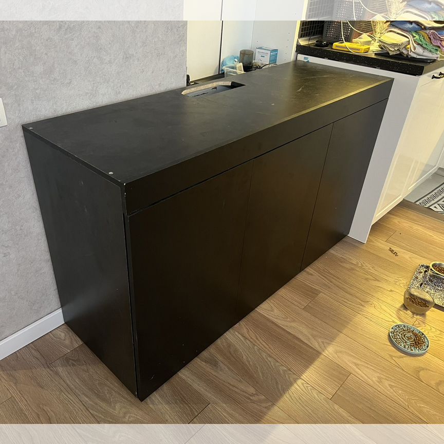 Тумба на металлокаркасе для аквариума 150х50х85h