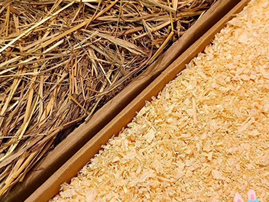 Набор опилки и сено