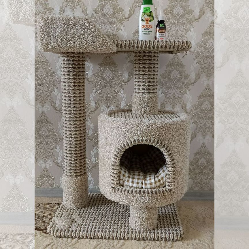 Когтеточка домик для кошки