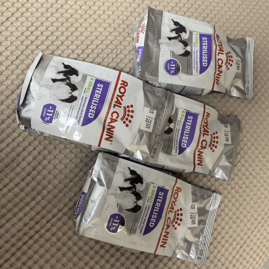Корм для собак royal canin x-small sterilised