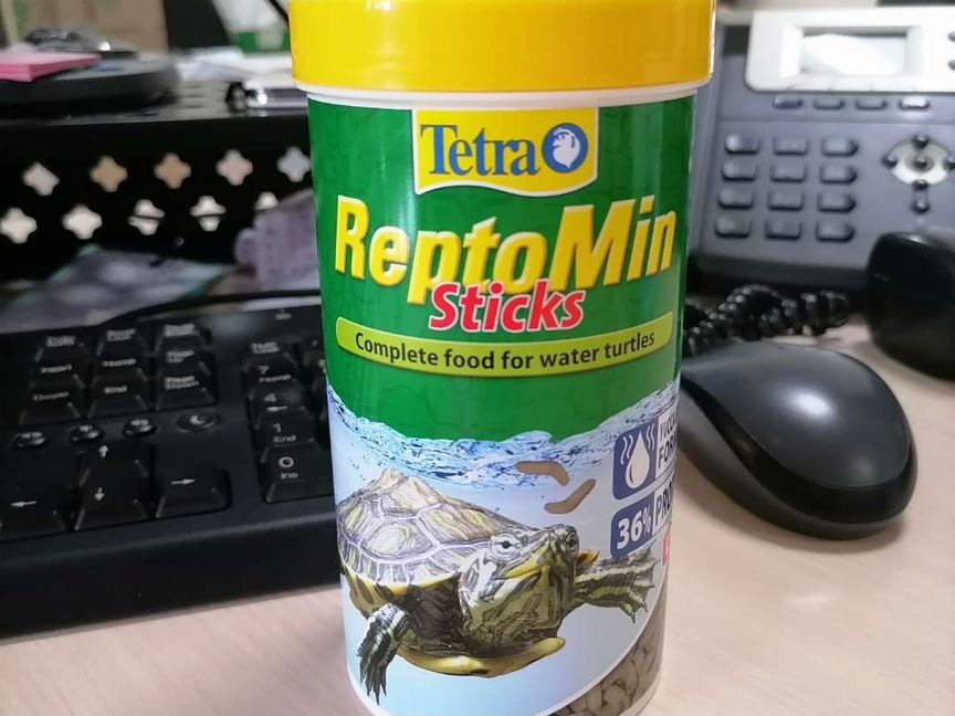 Корм для черепах reptomin
