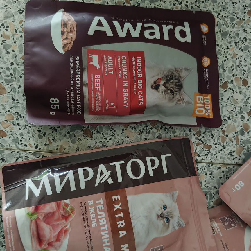 Влажный корм Award,Миратог