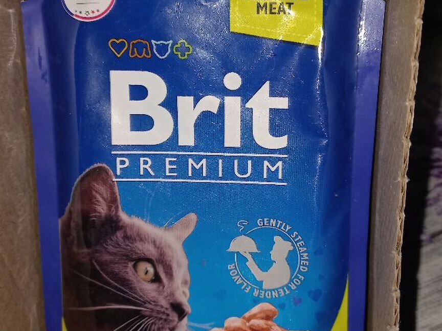 Влажный корм Brit для стерилизованных кошек