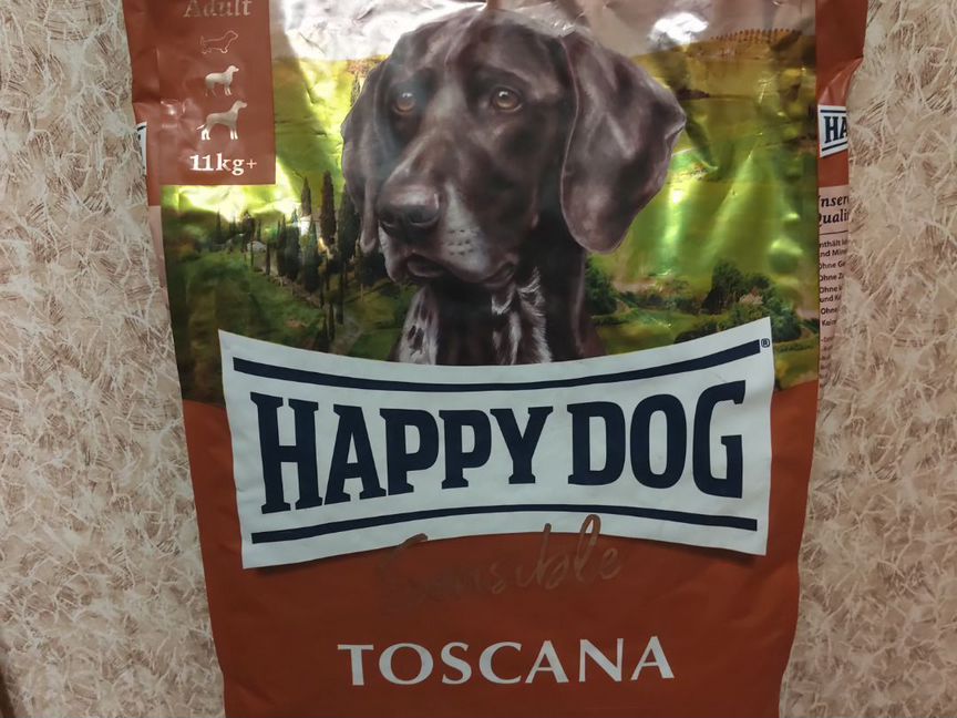 Корм для собак Happy dog Toscana