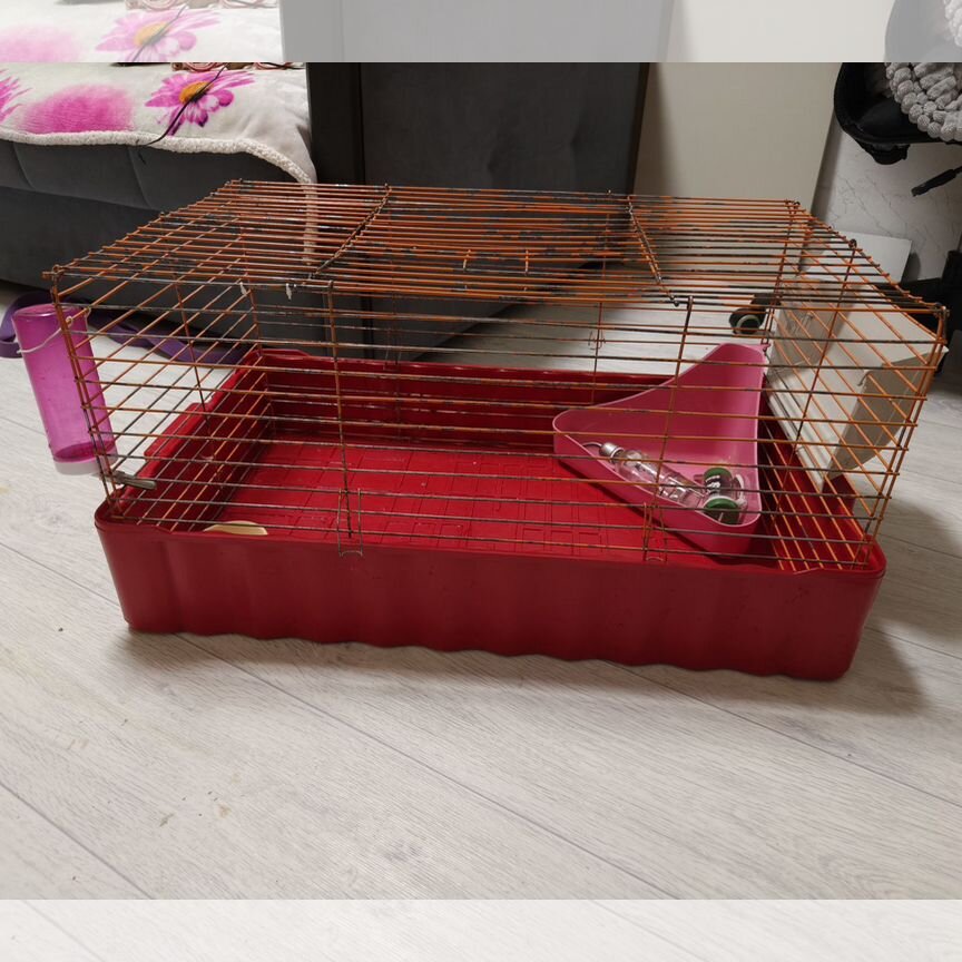 Клетка 75*46*38 для декоративного кролика