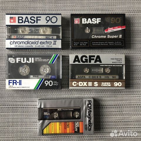 Аудиокассеты agfa и fuji и basf и PD Magnetics купить в Москве ...