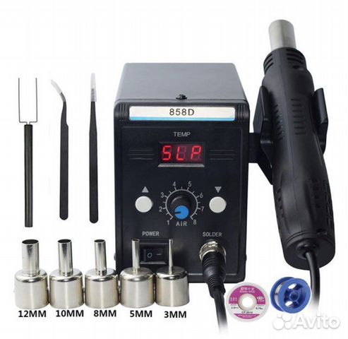 Паяльная станция 858D новая купить в Мытищах | Товары для дома и дачи ...