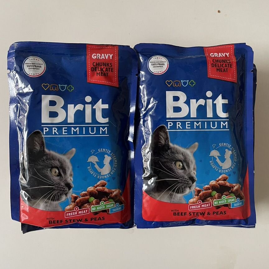 Корм для кошек brit влажный
