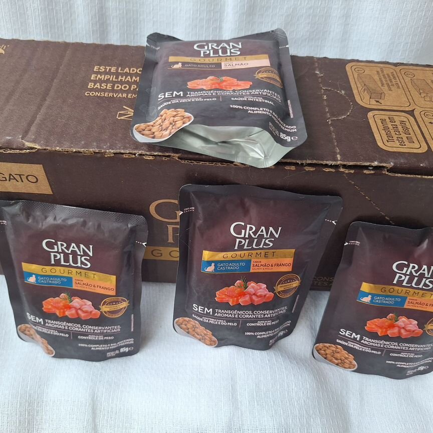 Влажный корм для кошек Gran Plus