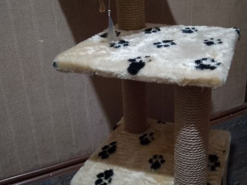 Домик для кошки с когтеточкой новый