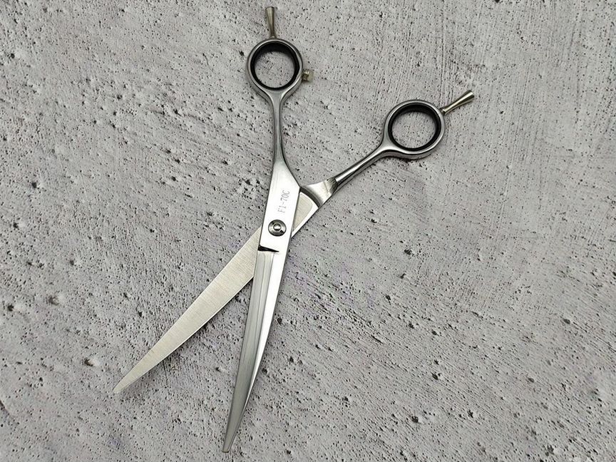 Проф. изогнутые ножницы для стрижки животных 7*