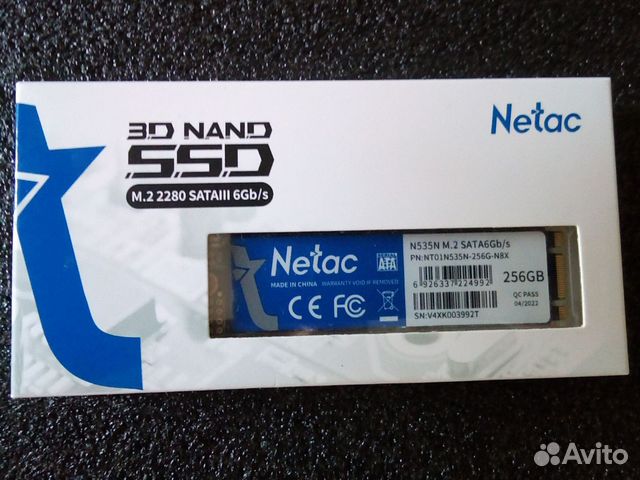 Ssd диск Netac M 2 N535n 128gb Sata Iii 3d Nand купить в Санкт