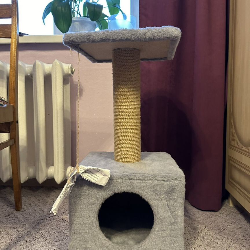 Когтеточка домик для кошки