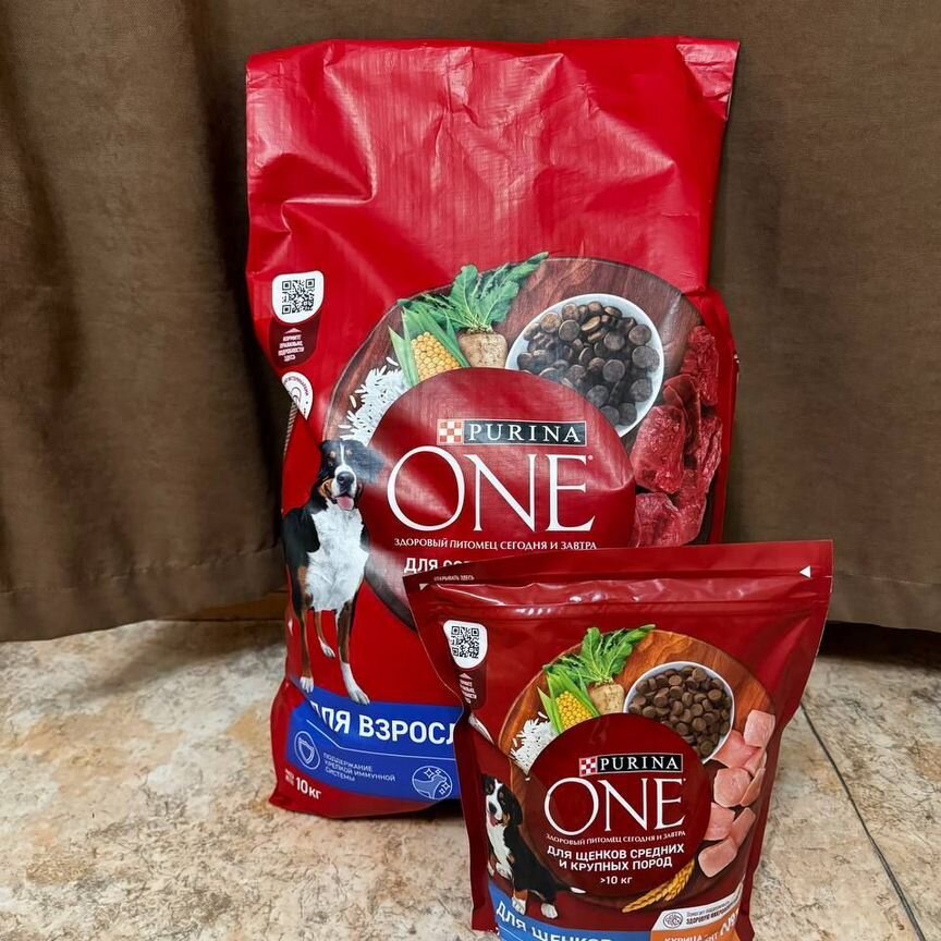 Корм для собак purina one 10 кг