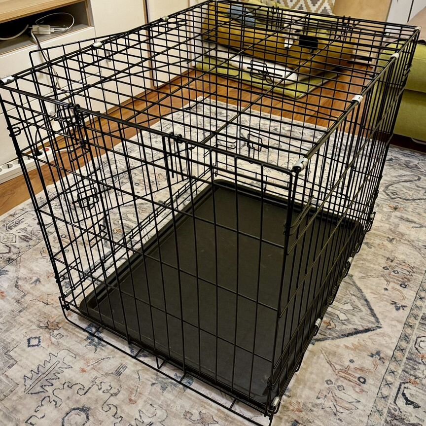 Клетка для собак усиленная из стали