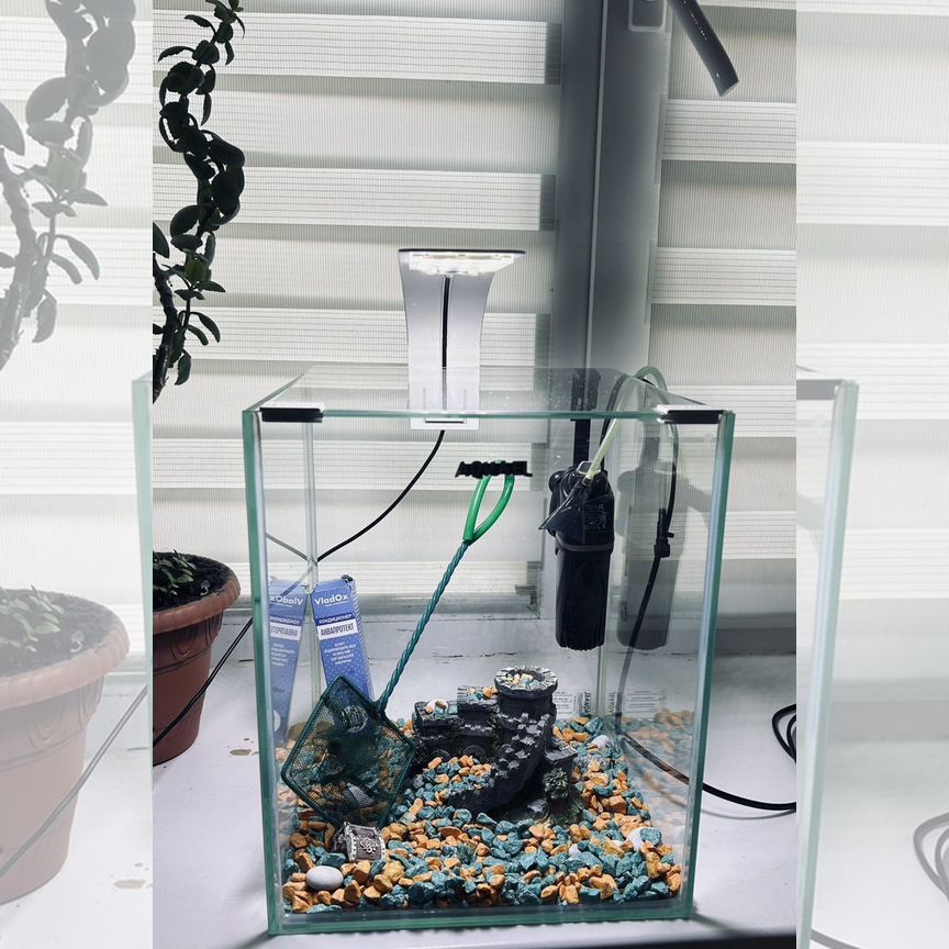 Аквариум для рыбок 20 л с оборудованием