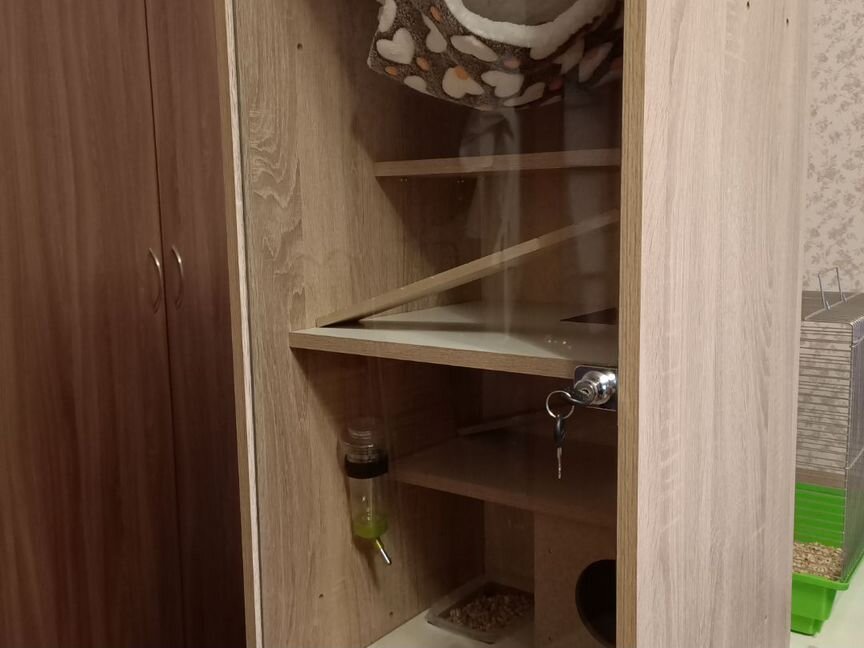 Клетка-витрина (новая) для шиншилл, крыс и т.д