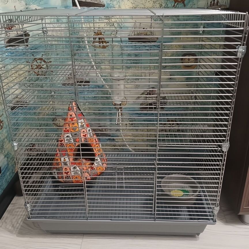 Металлическая клетка для дегу, крыс и др