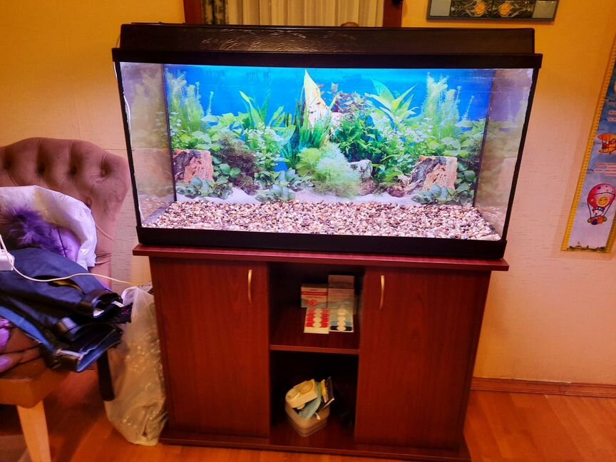 Аквариум с тумбой 150 литров