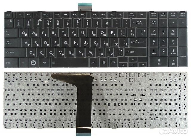 Клавиатура для ноутбука Toshiba Satellite C850 C87 купить в Санкт ...
