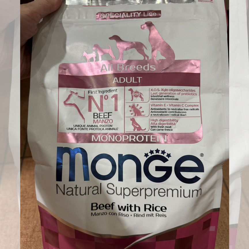 Корм для собак monge