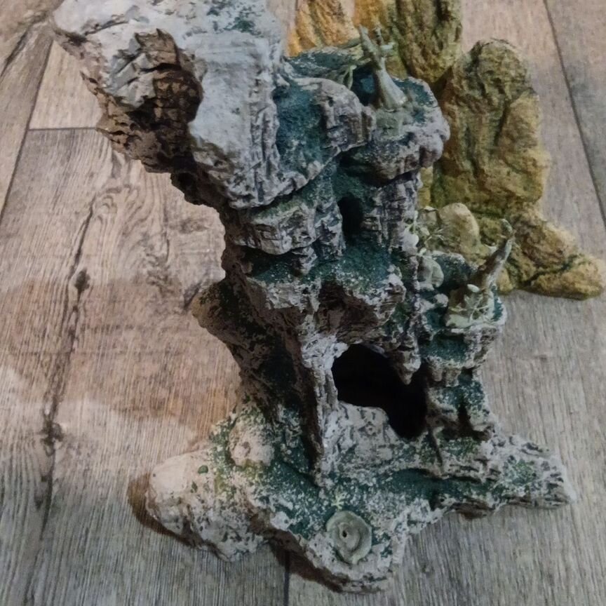 Скала в аквариум,песок